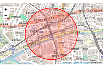 Leafletで図形やラインを表示させる #JavaScript - Qiita