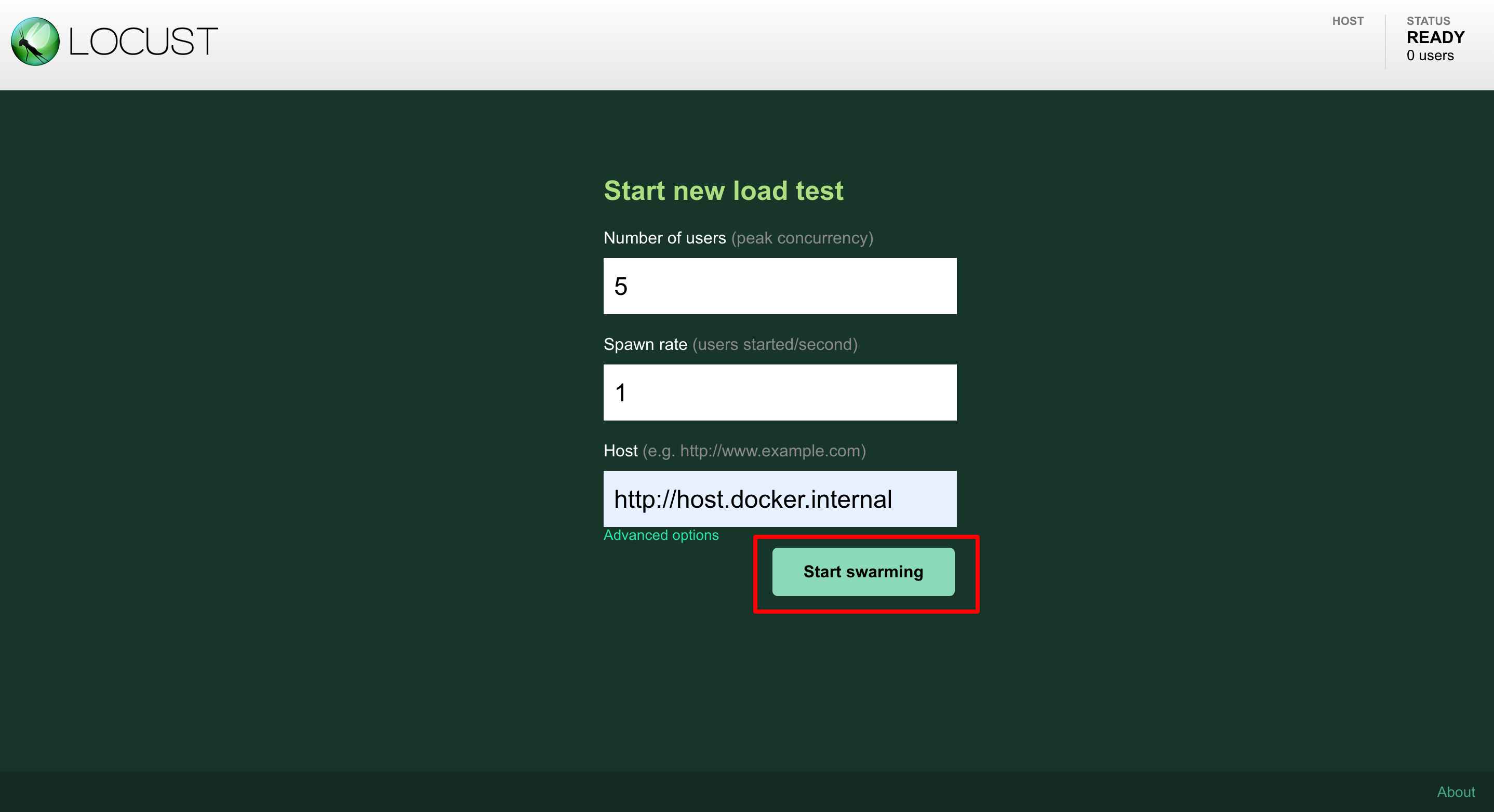 Locustをローカル環境で動かす #Python - Qiita