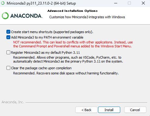 Pythonの環境構築と仮想環境作成法 #Miniconda - Qiita