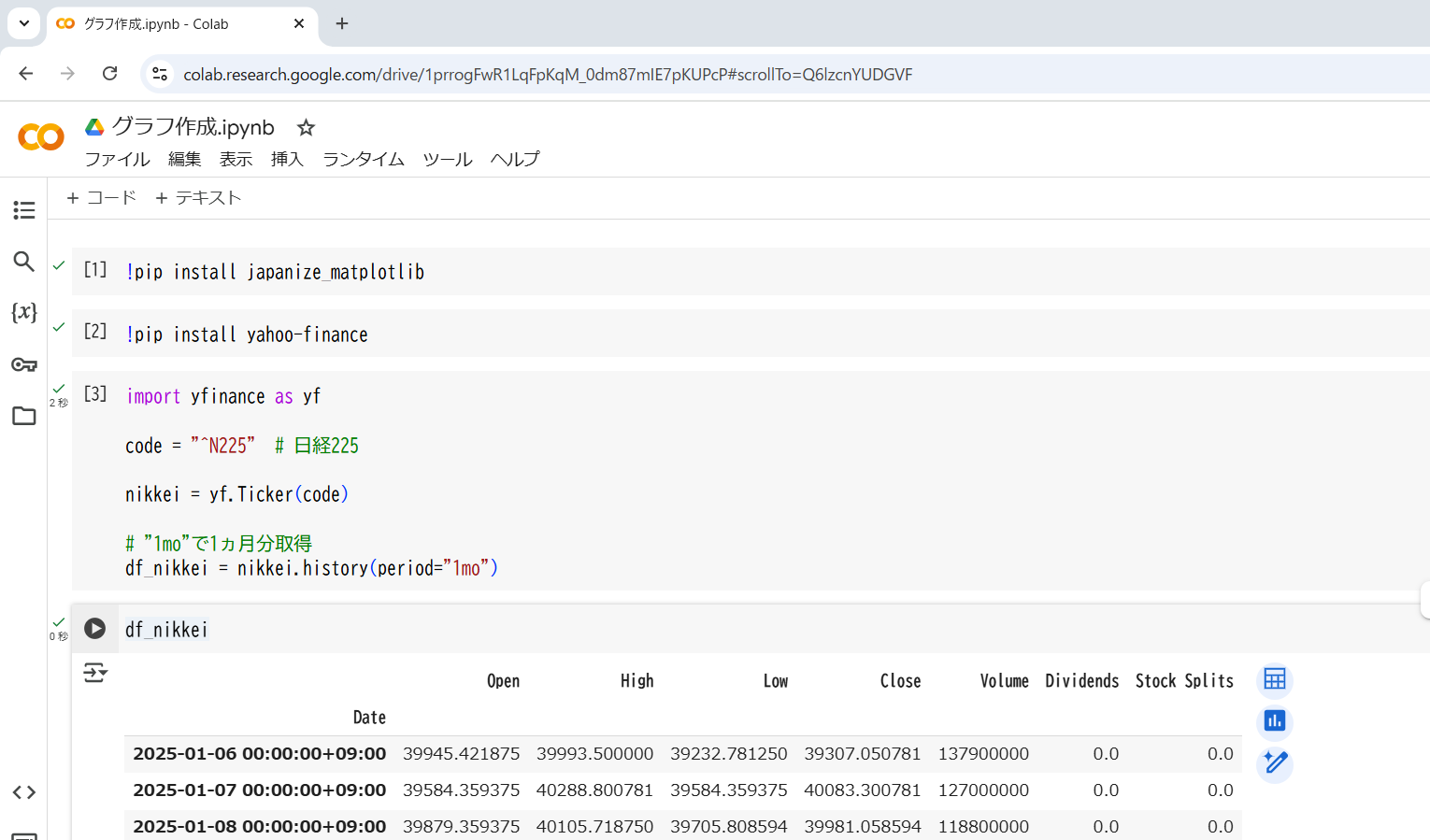 Google Colaboで簡単グラフ作成＋Gemini AI #Python - Qiita