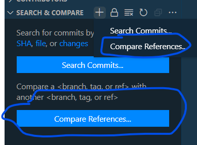 vscodeでgitの異なるbranch間の差分を確認する方法 #Git - Qiita