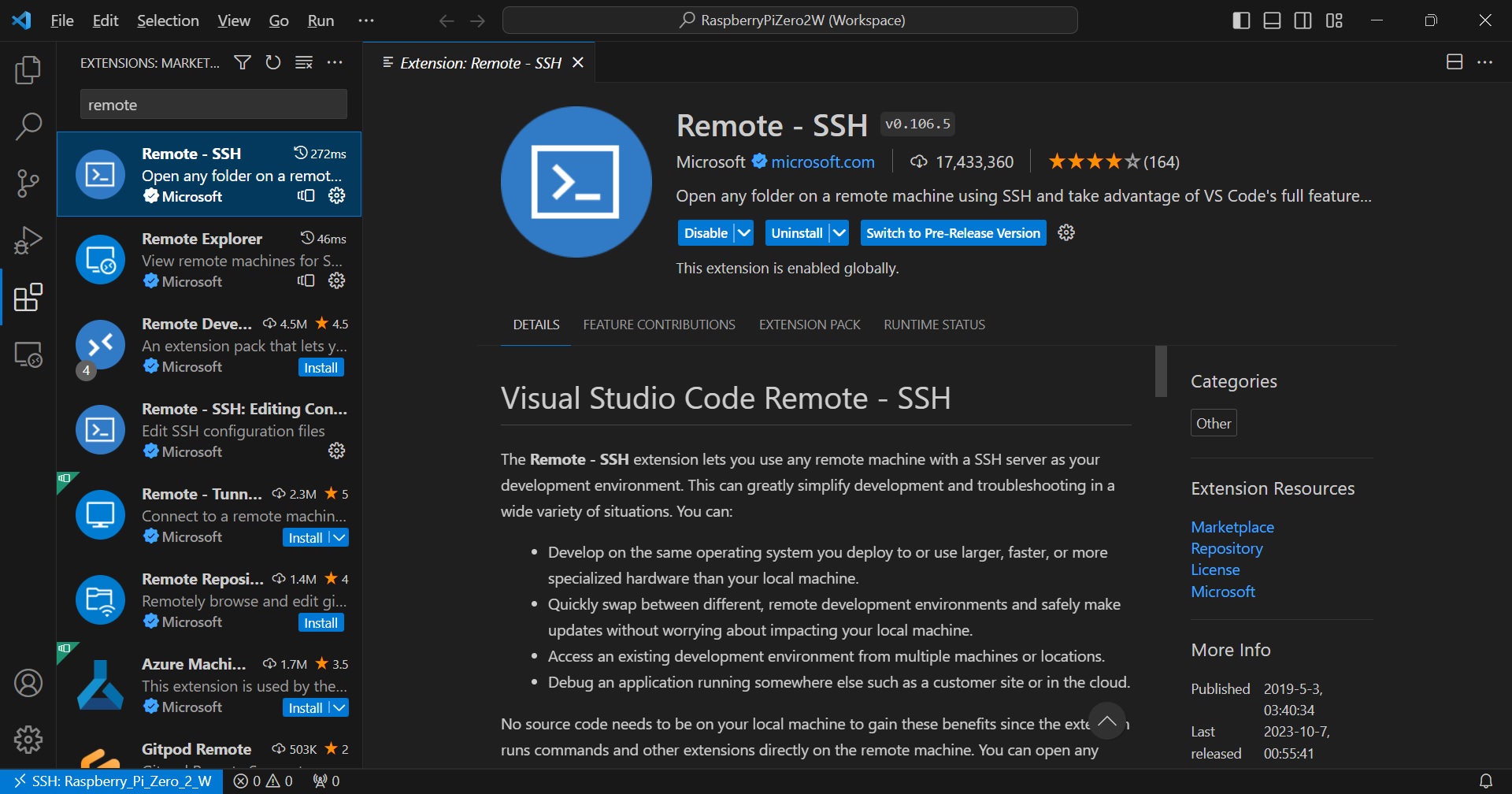 Raspberry Pi Zero 2 Wに公開鍵暗号方式でSSH接続する。 #VSCode - Qiita