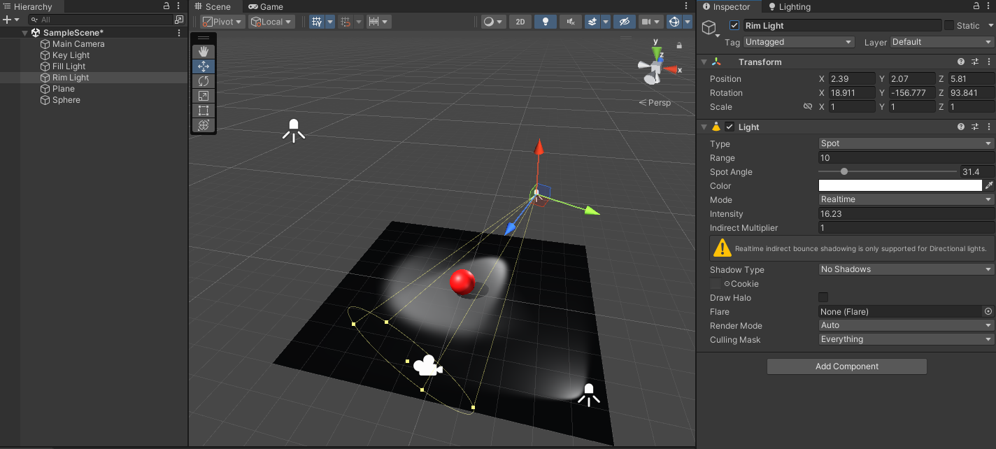 Unityで学ぶ三点照明 #Unity - Qiita