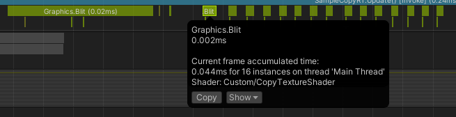 UnityでRenderTextureのコピーを爆速にしたい件 #Shader - Qiita