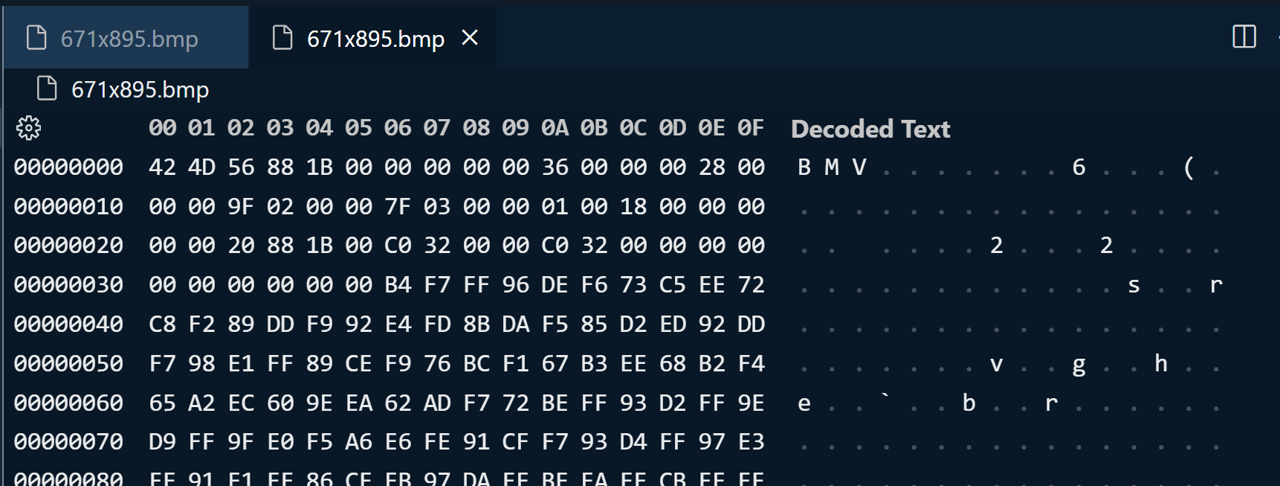 Binary Editor Hex #VSCode - Qiita