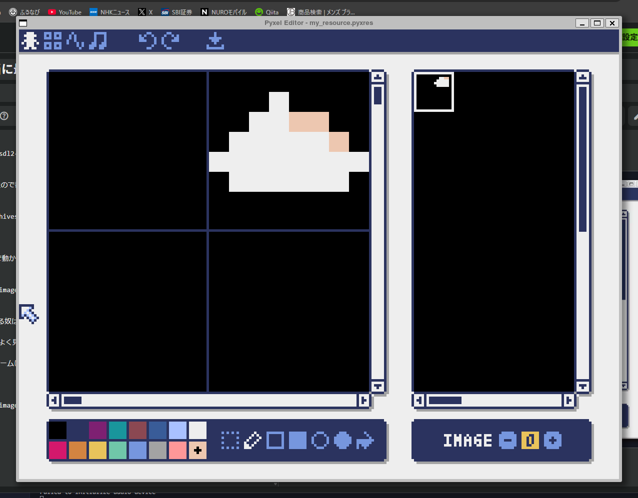 Pyxelの始め方。(本当に最初のところ) #Python - Qiita