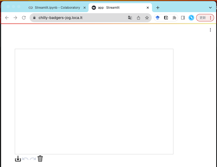 Streamlit - Drawable Canvas の最小動作確認 (with GoogleColab) #Python - Qiita