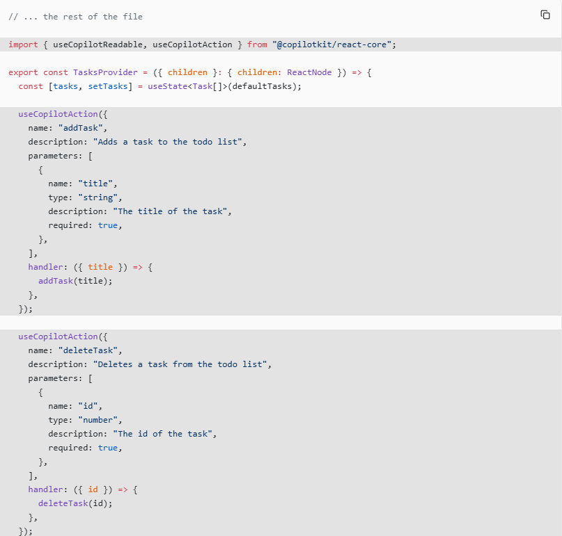 CopilotKitを使ってToDoアプリにAI Copilot機能をつける #copilot - Qiita