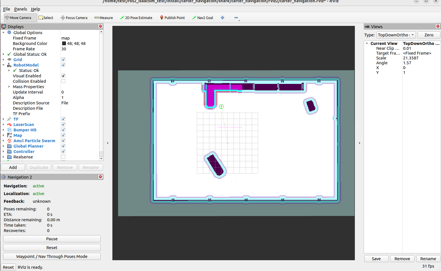 IsaacSimのROS2 Navigationを試してみる #Ubuntu22.04 - Qiita