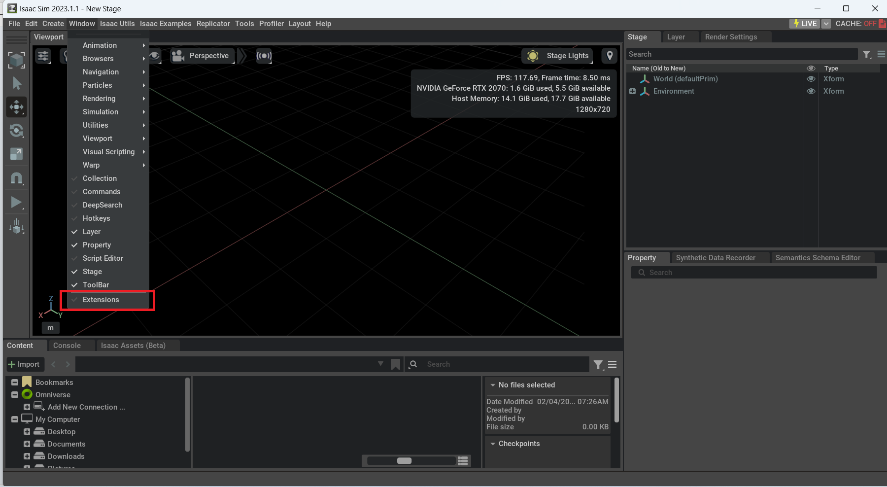 Windows11環境下においてIsaac Sim+ROS2を試してみる ロボット回転編 #NVIDIA - Qiita