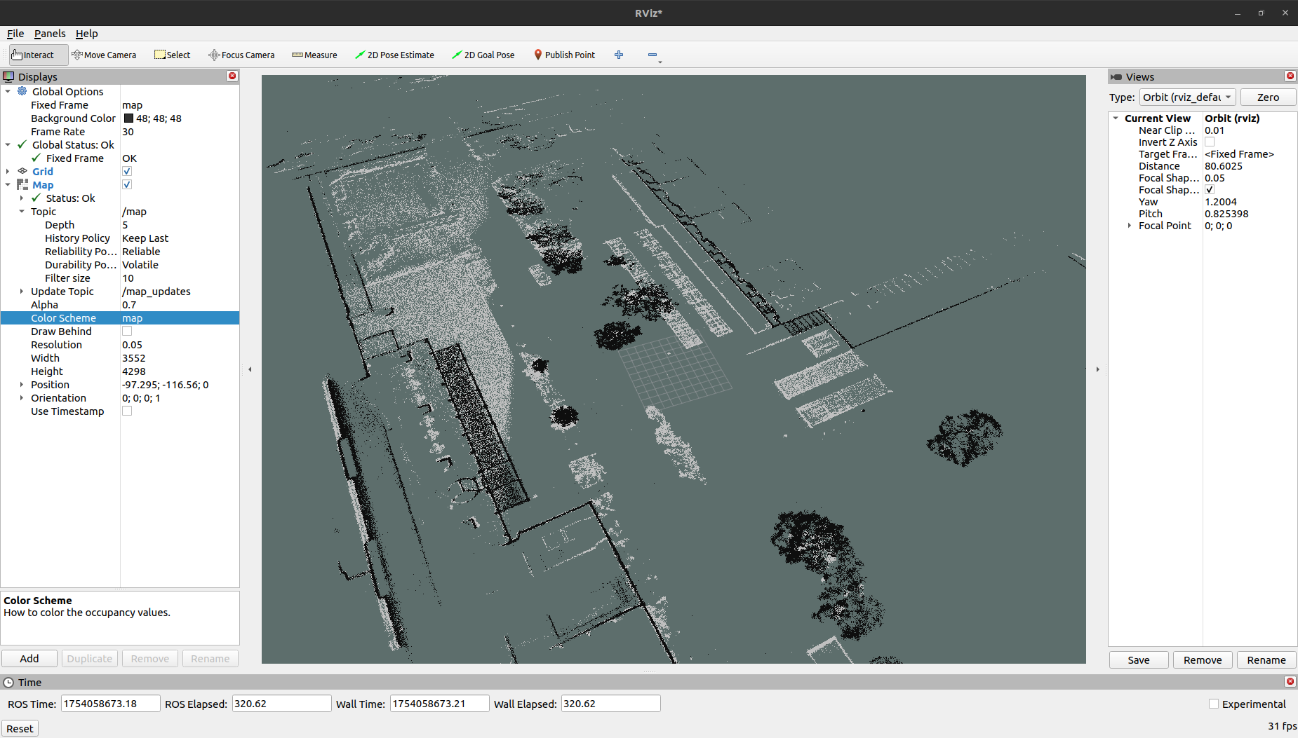 Point Cloud Map(.pcd / .ply)をOccupancy Grid Map(.pgm)に変換する方法 #ROS2 - Qiita