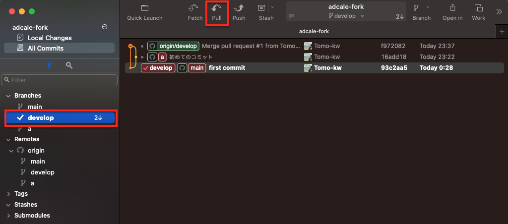 【Gitクライアント Fork】基本的なコマンドの使い方 #GitHub - Qiita