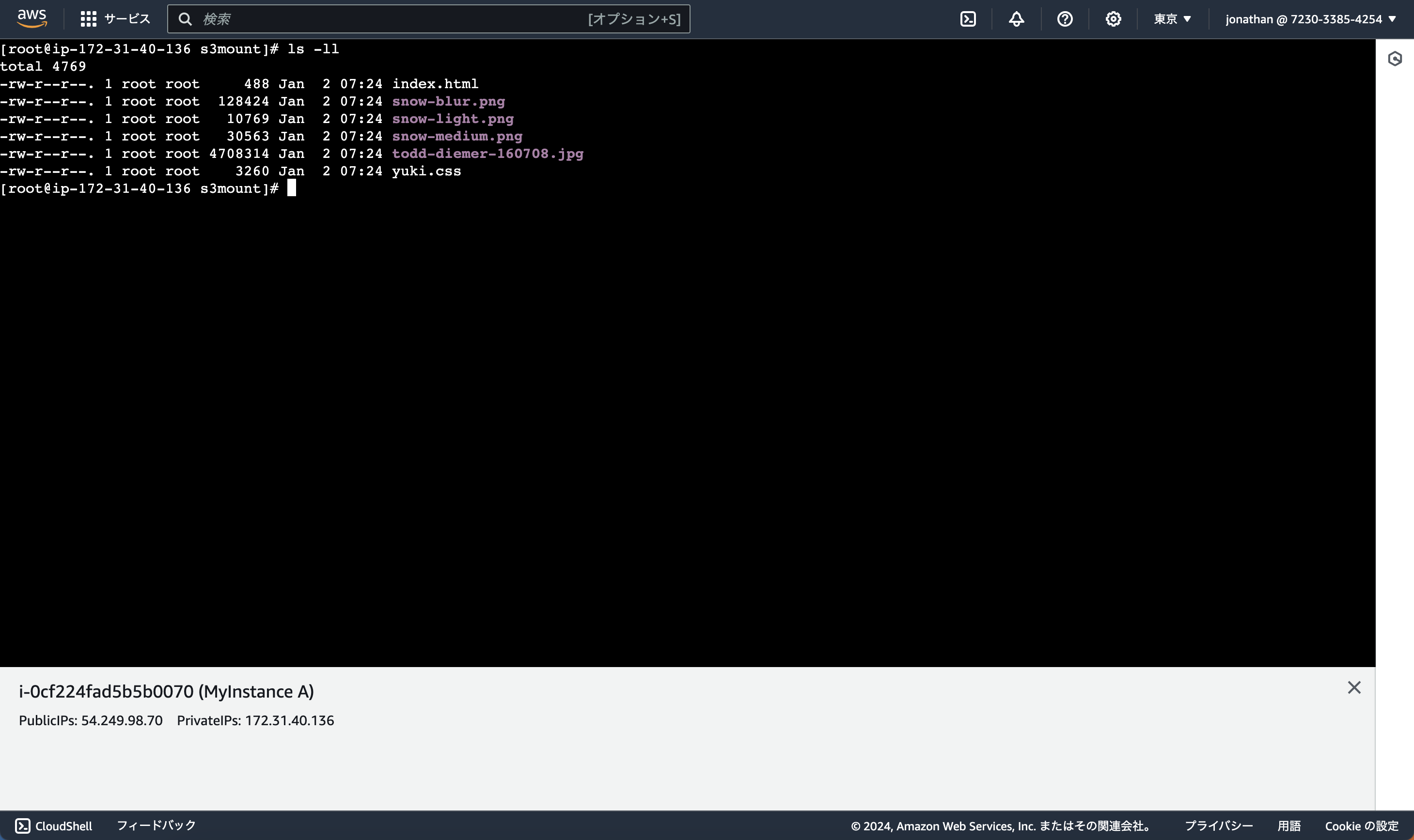 S3 バケットをEC2 インスタンスにマウントする #AWS - Qiita