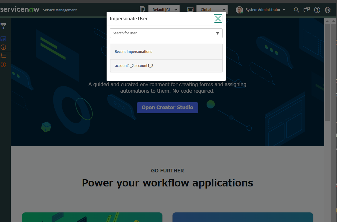 [ServiceNow] Impersonate User（ユーザーのなりすまし）機能とは？ #ImpersonateUser - Qiita