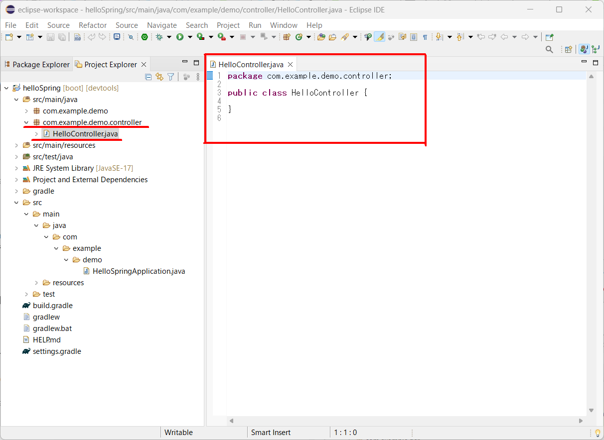 Spring bootでHelloWorldするまでの手順 #Java - Qiita