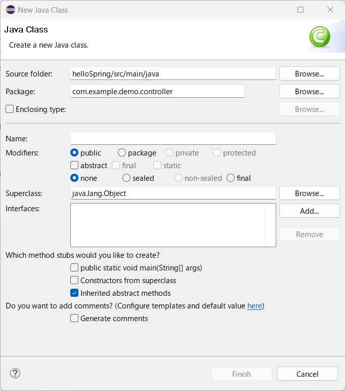 Spring bootでHelloWorldするまでの手順 #Java - Qiita