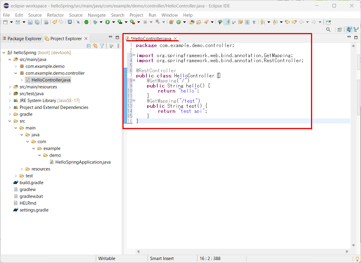 Spring bootでHelloWorldするまでの手順 #Java - Qiita