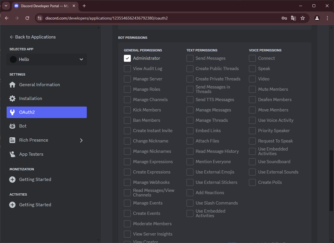 【Part1】Pythonで簡単Discord Bot開発入門 - Discord Botを作成し，サーバーに招待する方法！！ #初心者 - Qiita