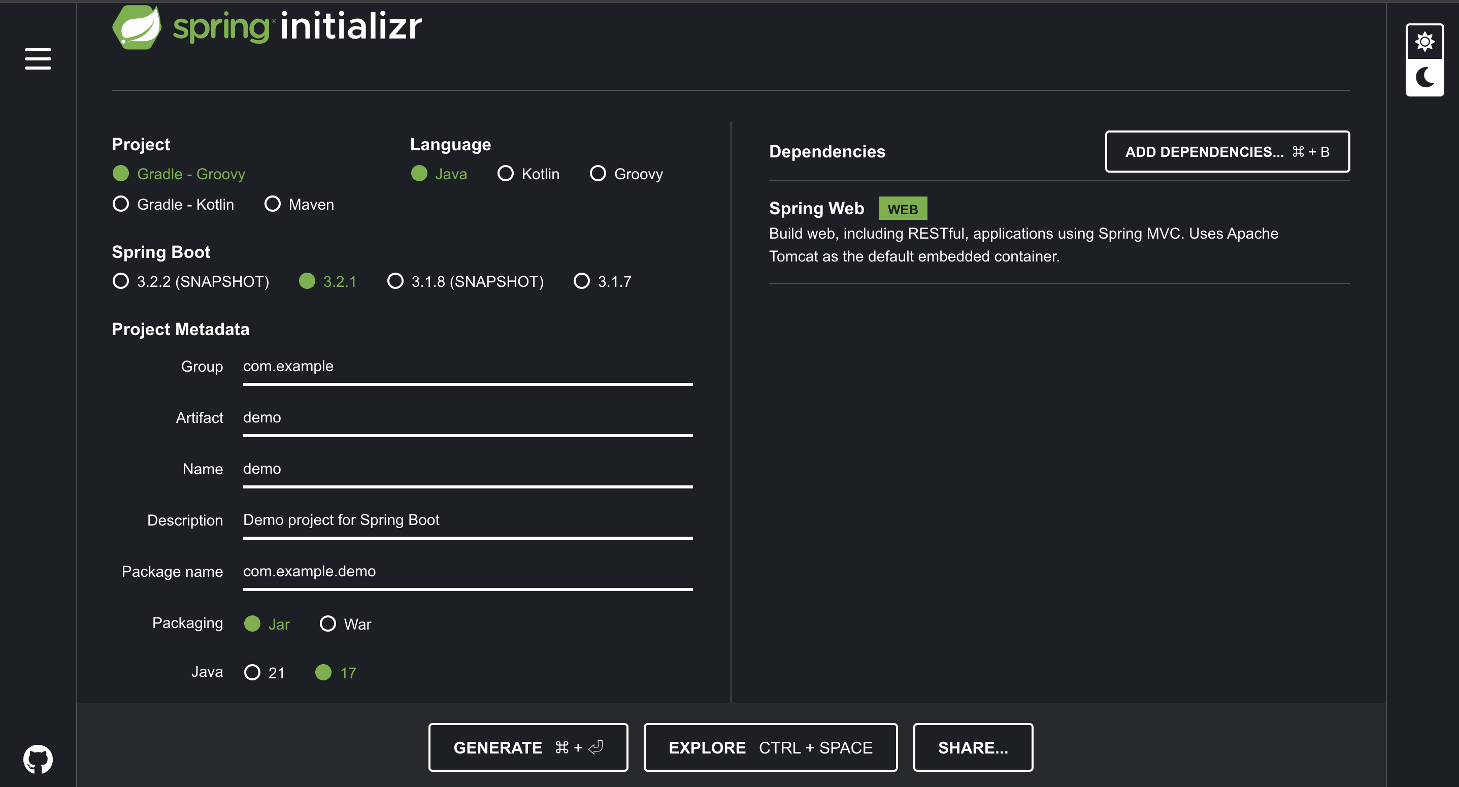 Spring boot を のチュートリアルをやってみたpart1 #Java - Qiita