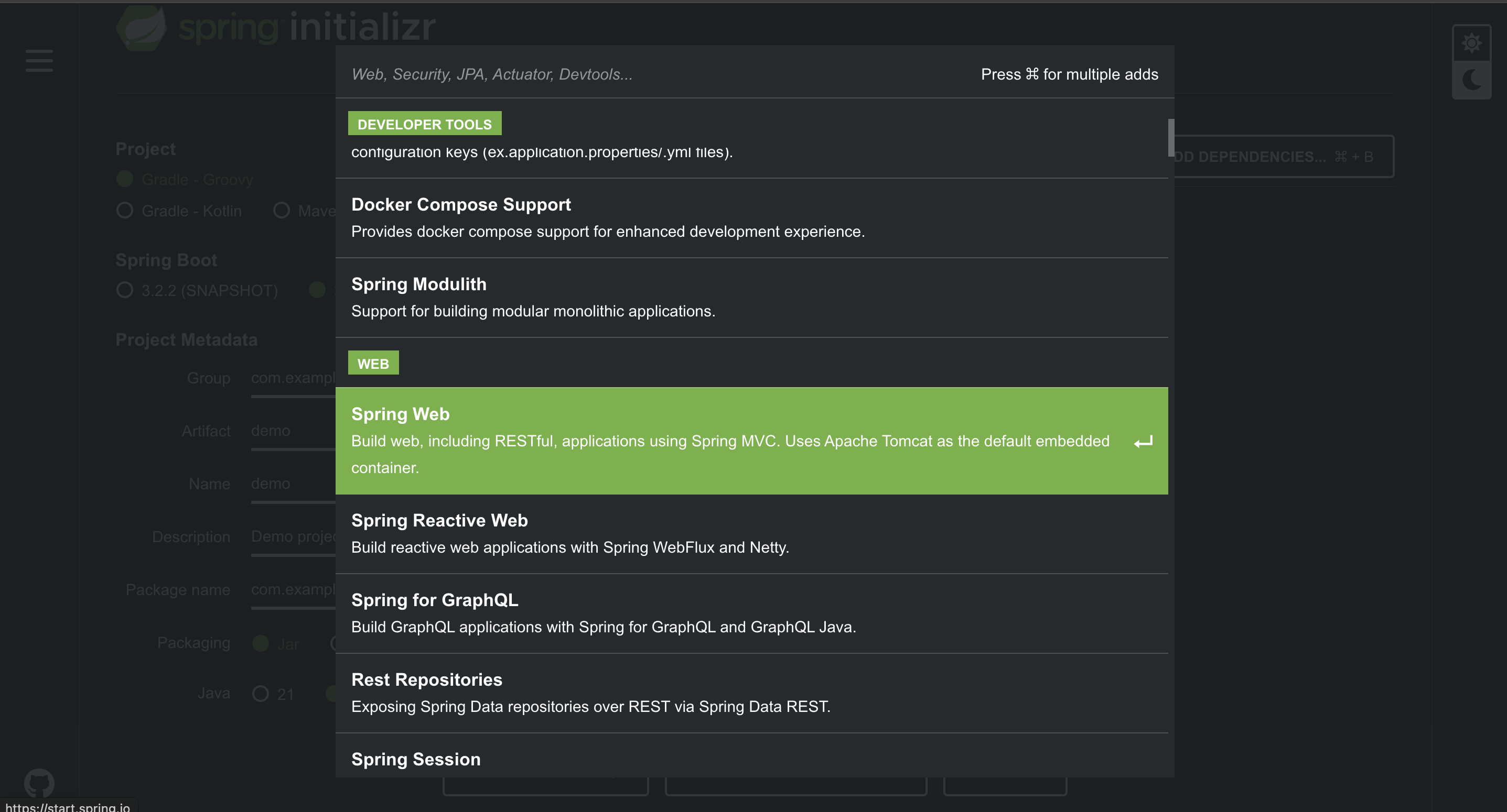 Spring boot を のチュートリアルをやってみたpart1 #Java - Qiita