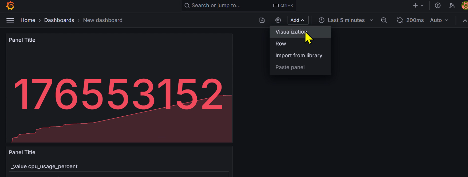 Grafana + InfluxDBでリアルタイム可視化しよう！【自分好みに作りたい】 #Python - Qiita