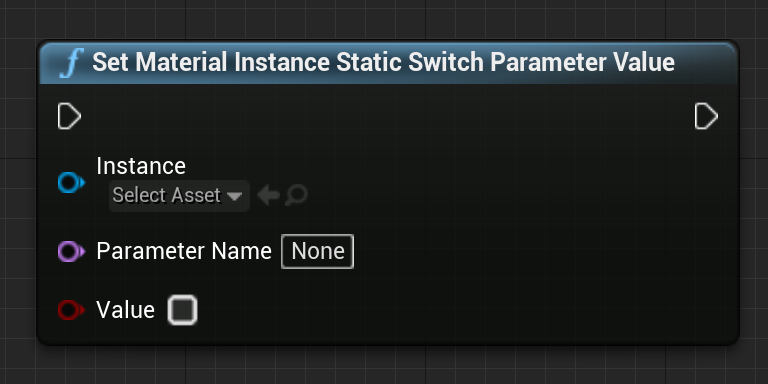 [UE4]Material Instance の Static Switch Parameter を 変更する関数・ノードを作る方法について #UnrealEngine - Qiita