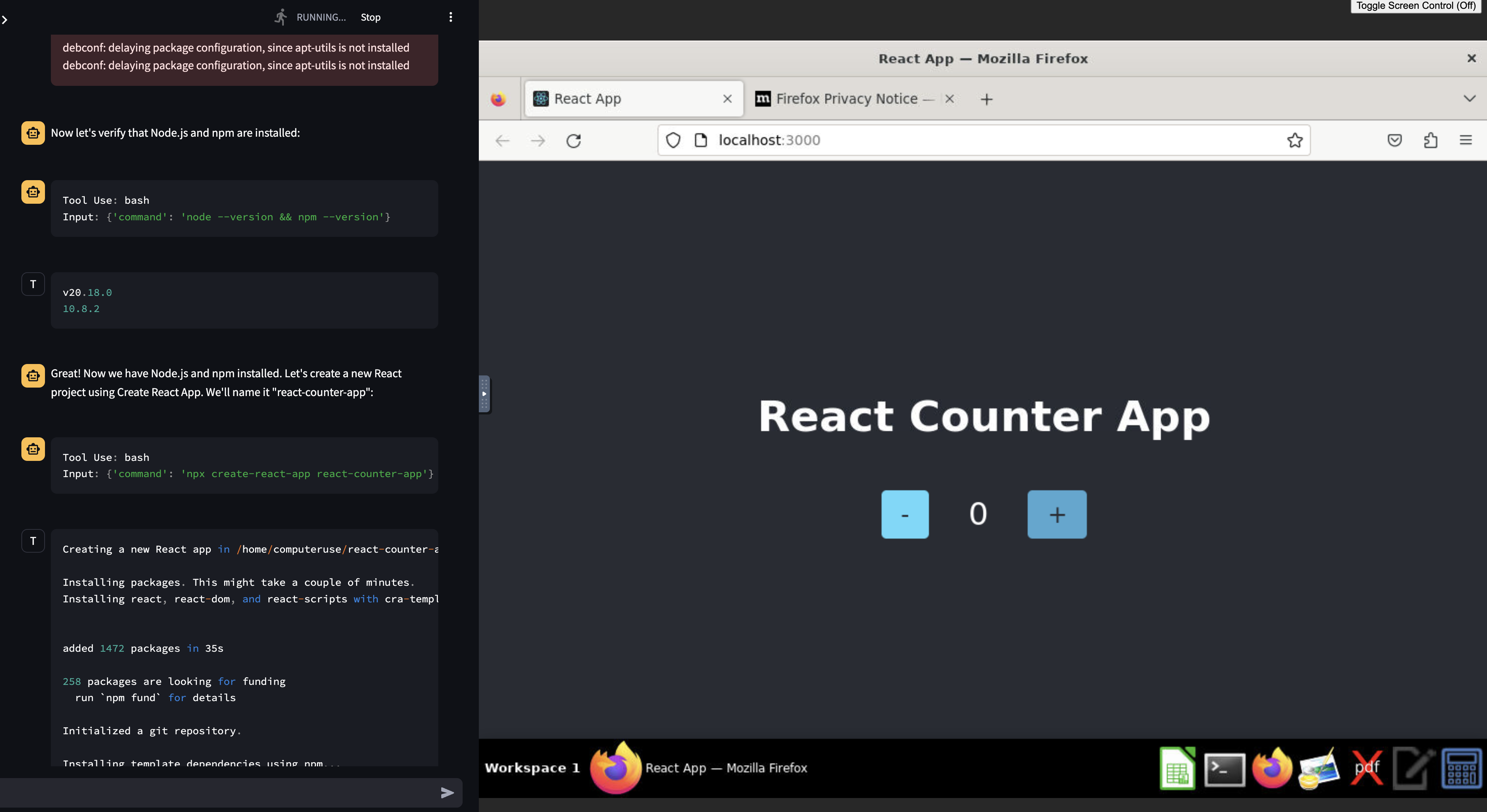 Claudeの「computer use」で試作アプリを爆速自動生成してみた💨 #React - Qiita