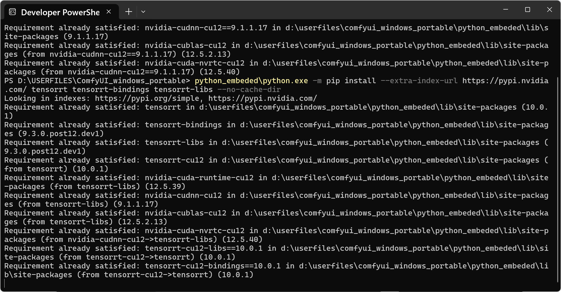How to install the TensorRT on ComfyUI #Python - Qiita