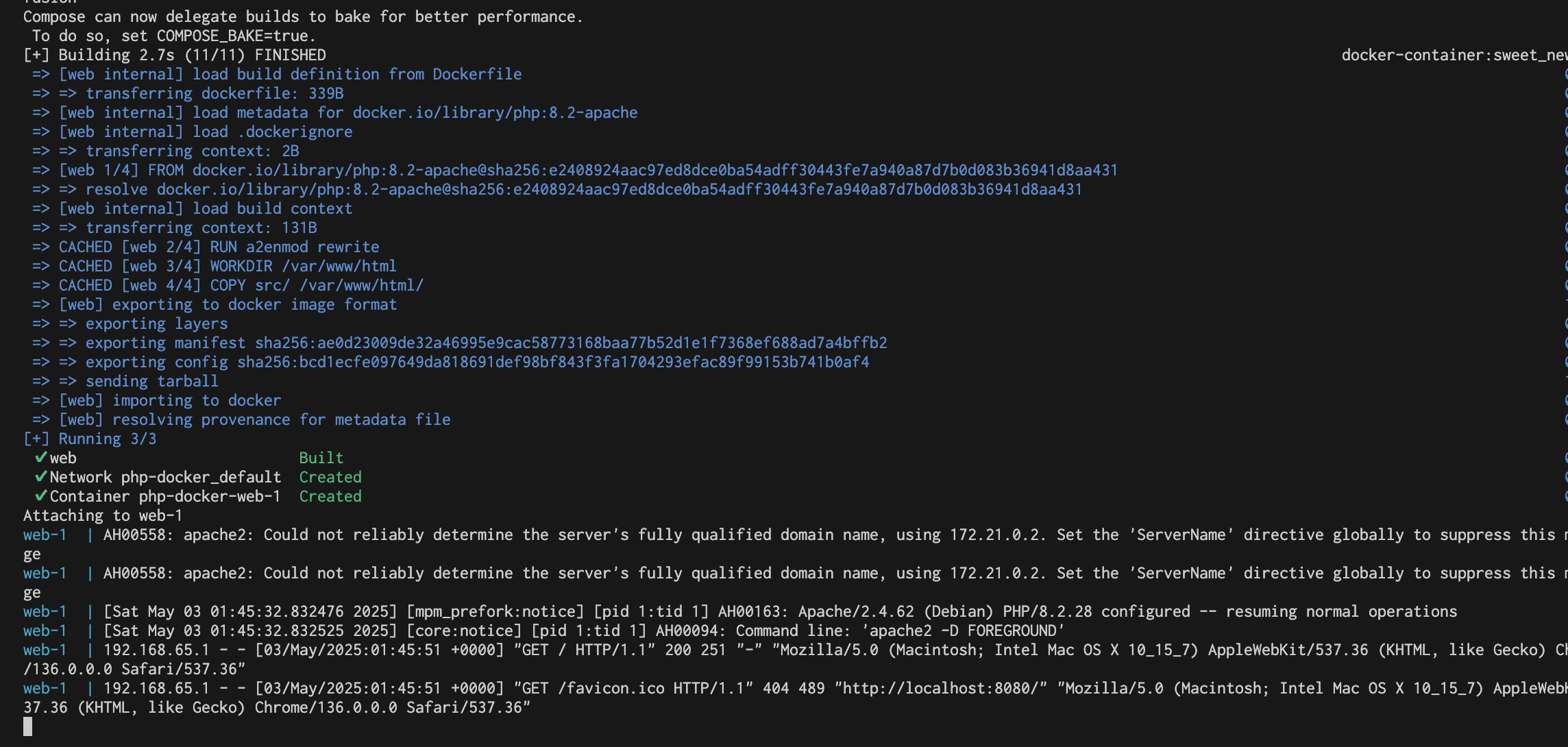 PHP備忘録：はじめてのPHPを Docker で動かしてみた — PHP × Docker × Makefile 環境構築メモ #PHP - Qiita