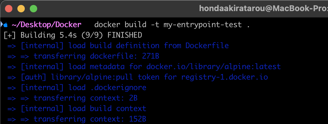 個人的備忘録：Dockerのエントリーポイントスクリプト（docker-entrypoint.sh）を作成し、ローカルで動作確認してみた #Linux - Qiita