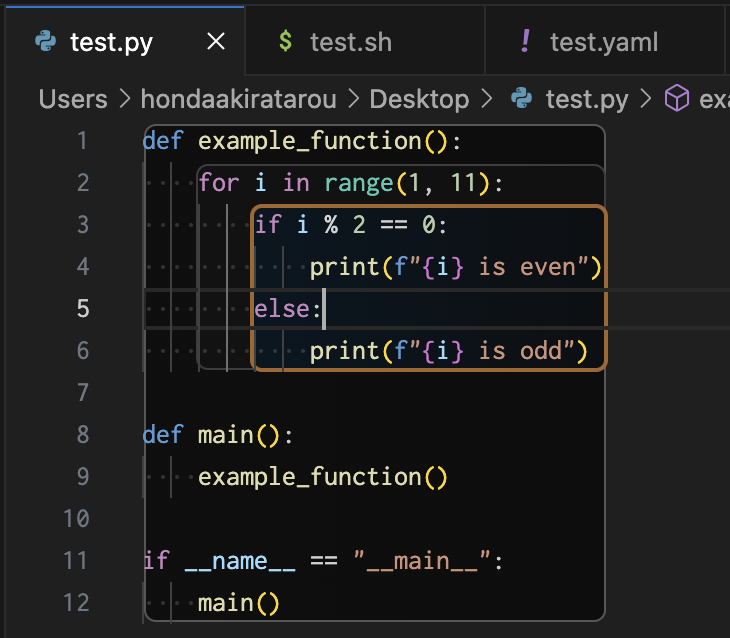 VS Codeのおすすめ拡張機能：Blockman - Highlight Nested Code Blocksのご紹介 #Python - Qiita