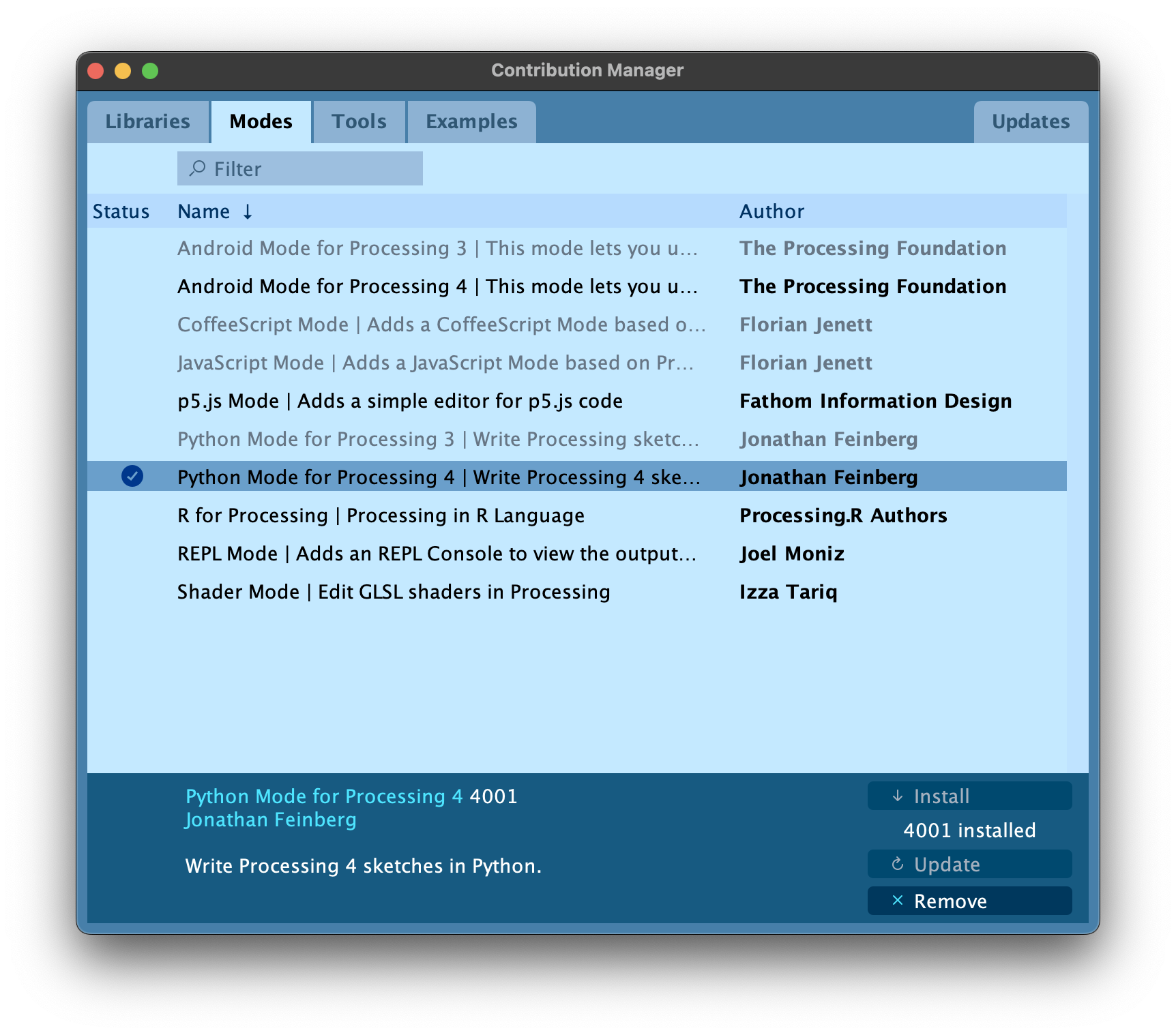 【Python】Processing のインストール手順 #processing - Qiita