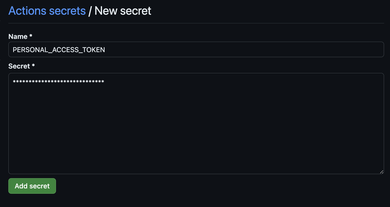 githubのアクセストークンを設定 #GitHub - Qiita