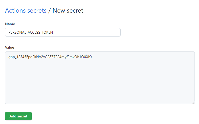 Github Actionsでpersonal Access Tokenを使って他のリポジトリにpushする Githubactions Qiita 