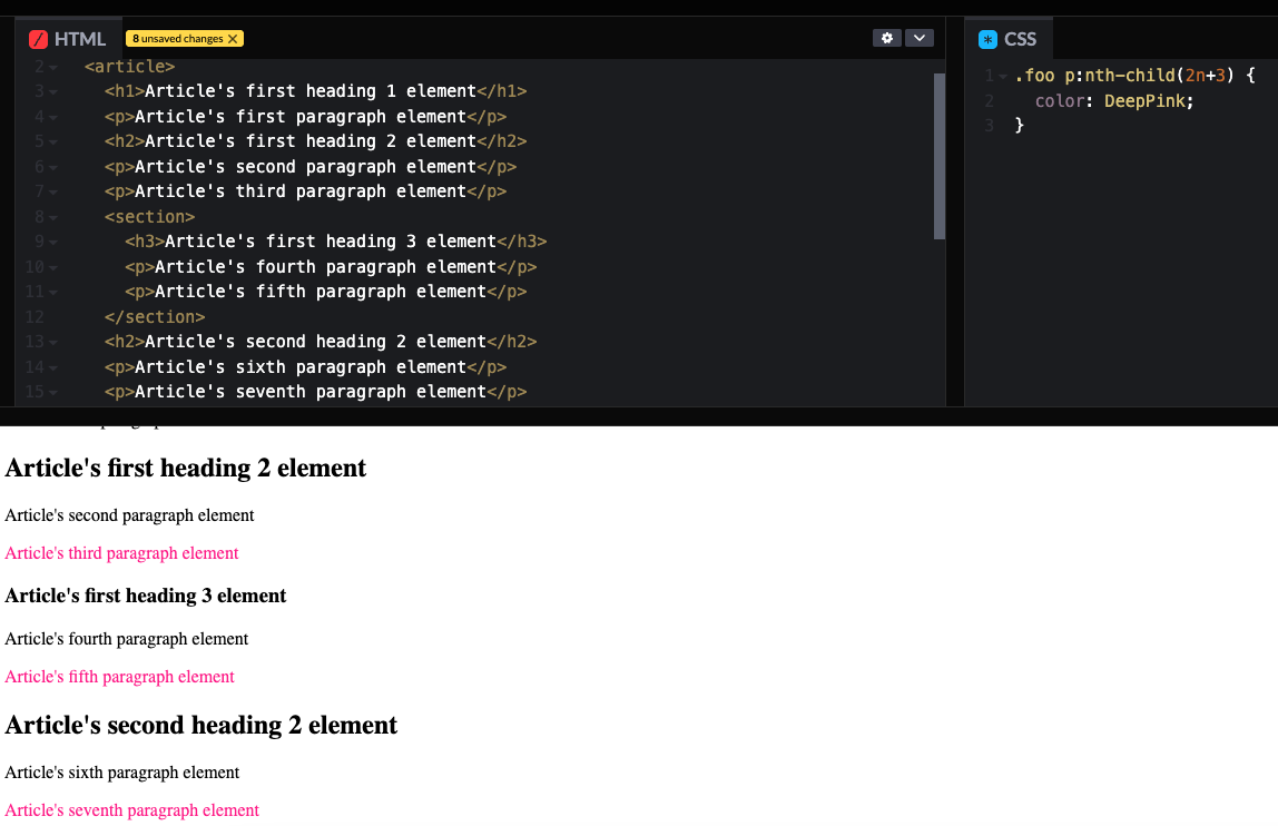 nth-child・nth-of-type(+of selector) #CSS - Qiita