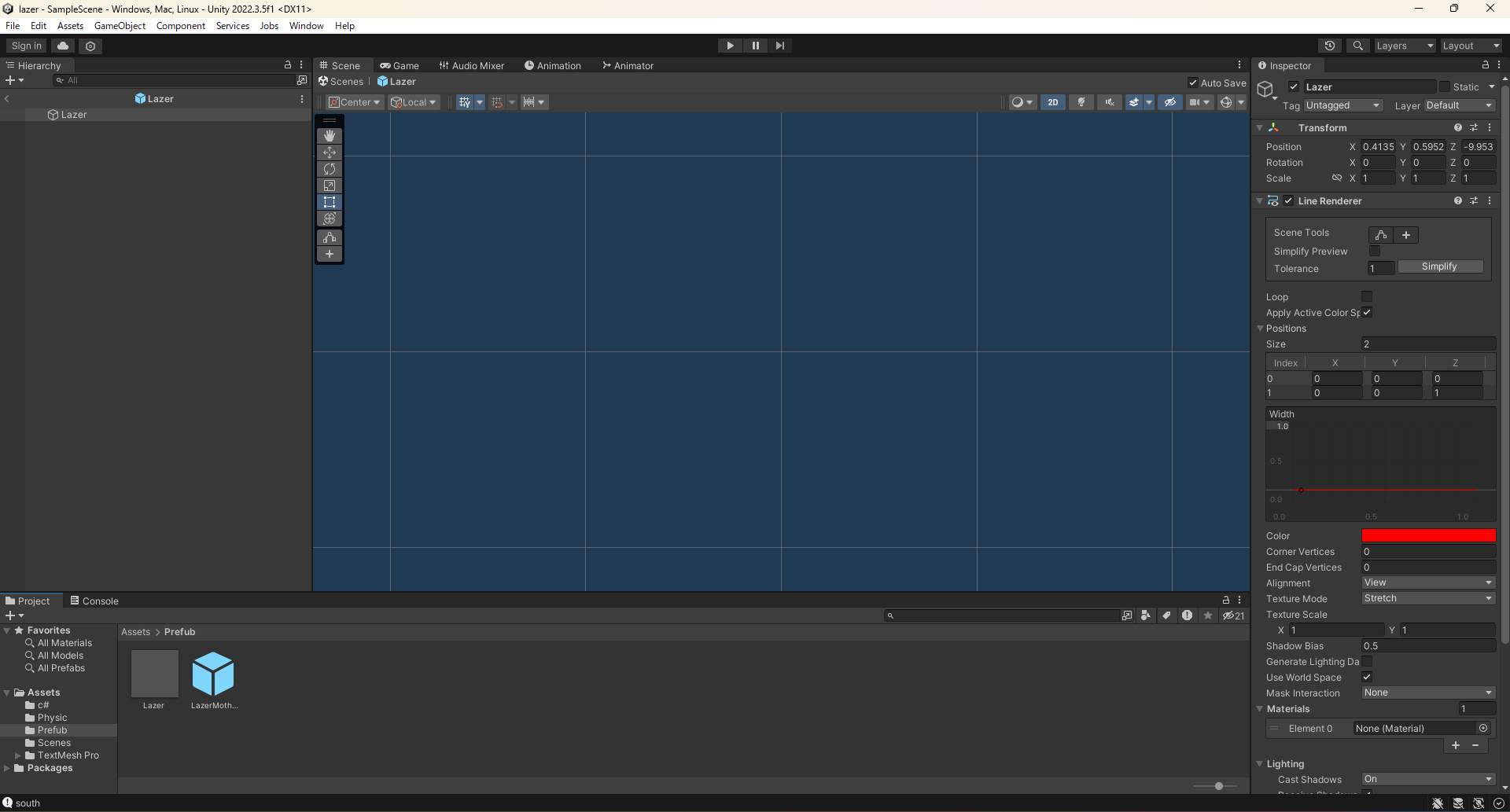【Unity】反射するレーザーを作ろう！(2D) #Unity - Qiita