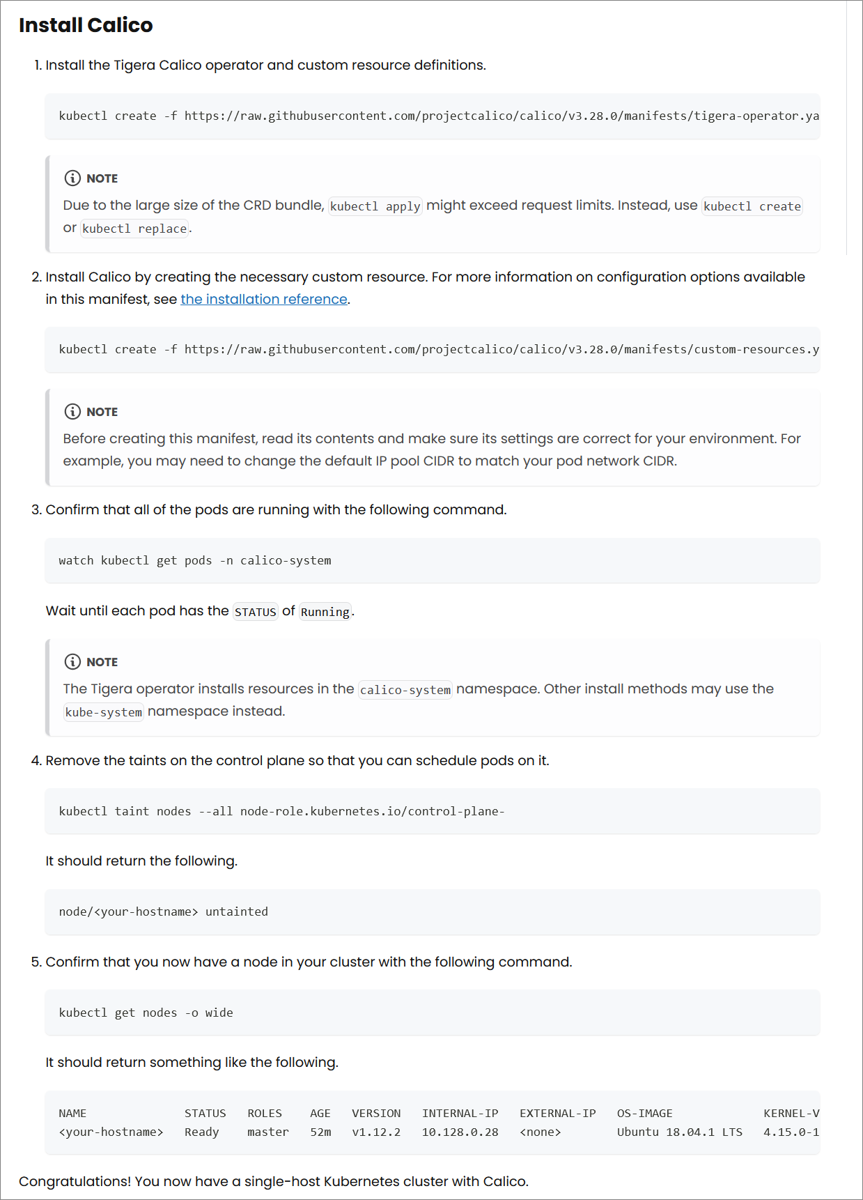 Calico install #kubernetes - Qiita