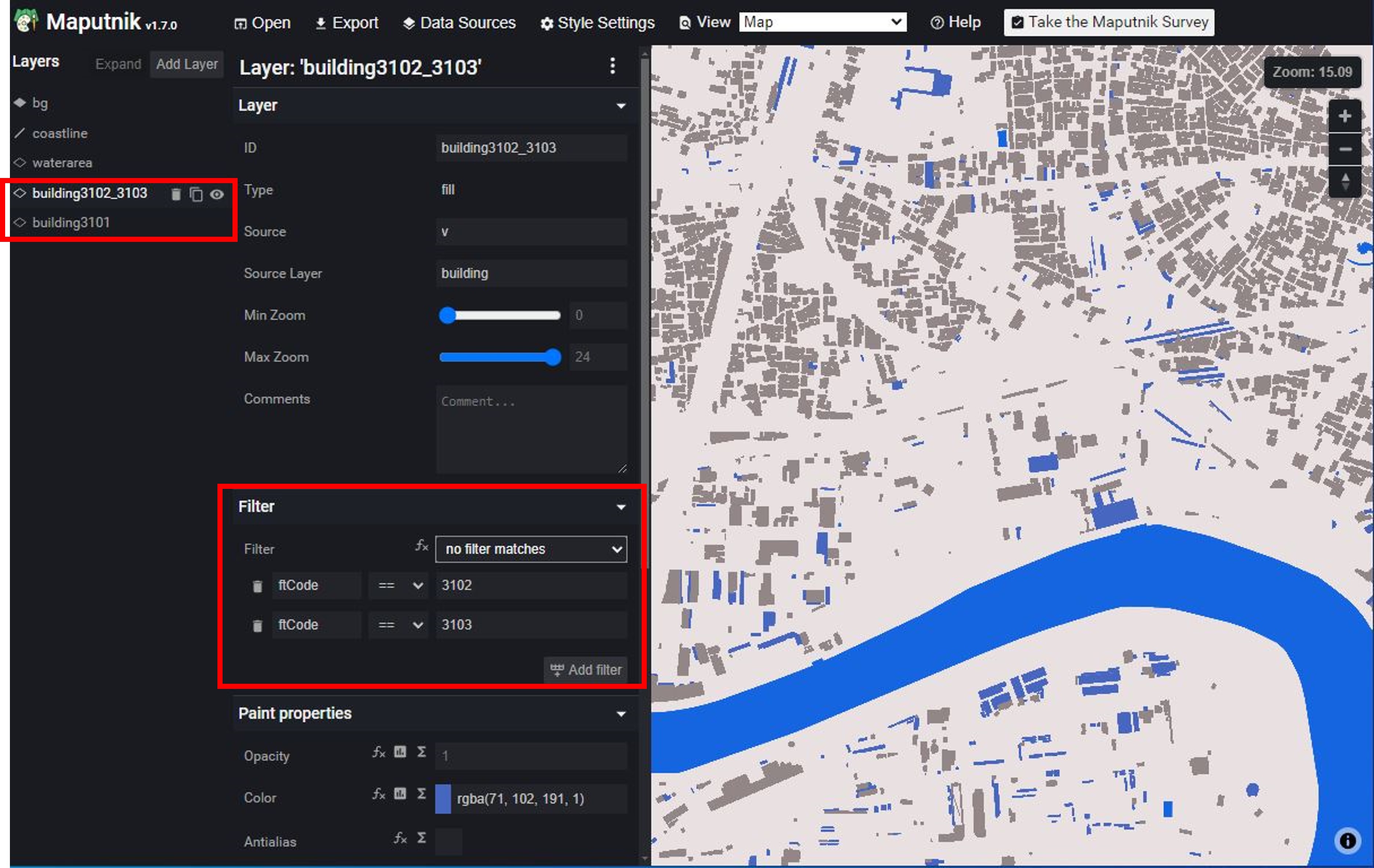 MapLibre GL JSのスタイルファイルの説明とMaputnikでの設定 #unvt - Qiita