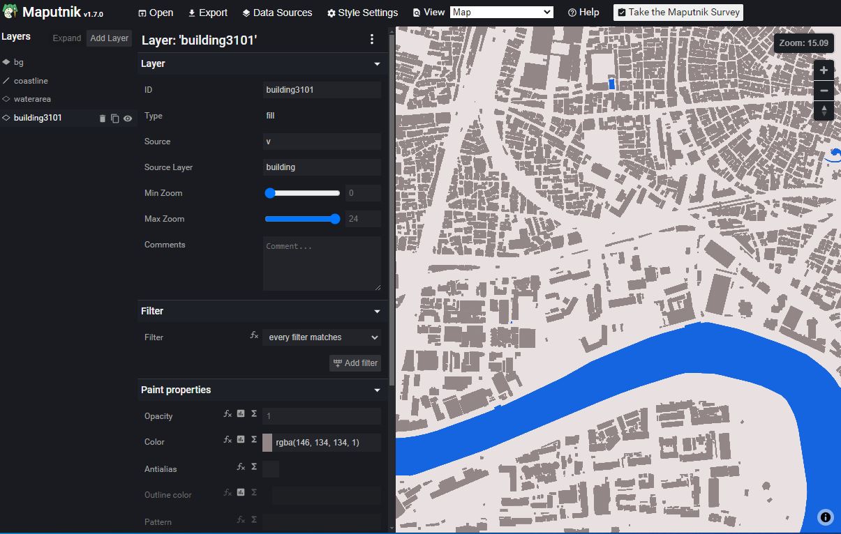 MapLibre GL JSのスタイルファイルの説明とMaputnikでの設定 #unvt - Qiita