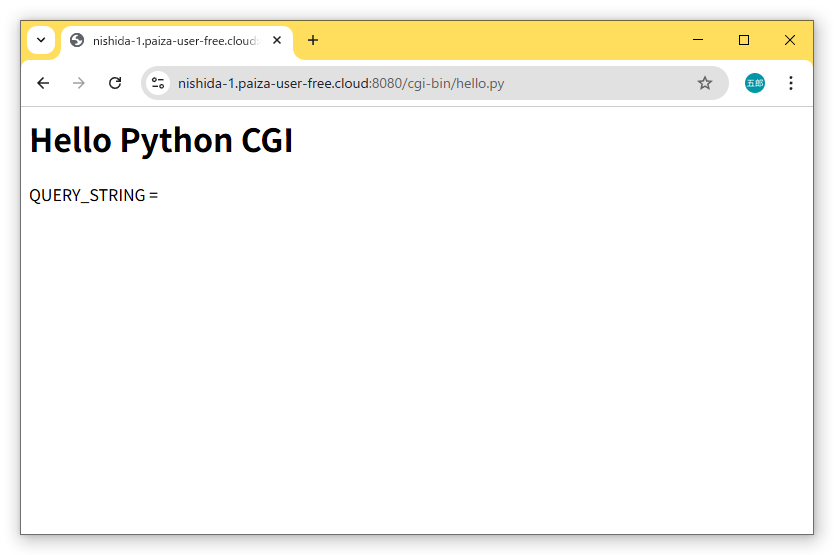Pythonで超シンプルWeb：実はCGIだけで動く話 #初心者 - Qiita