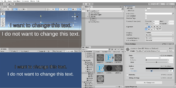 【Unity】TextMeshProでOutlineを変更した際に他のTextMeshProにまで反映されてしまう問題の解決方法 #Unity - Qiita