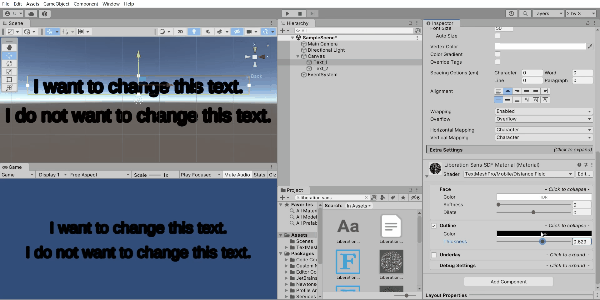 【Unity】TextMeshProでOutlineを変更した際に他のTextMeshProにまで反映されてしまう問題の解決方法 #Unity - Qiita