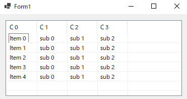 【C#】 ListViewでOwnerDrawのすゝめ #C# - Qiita
