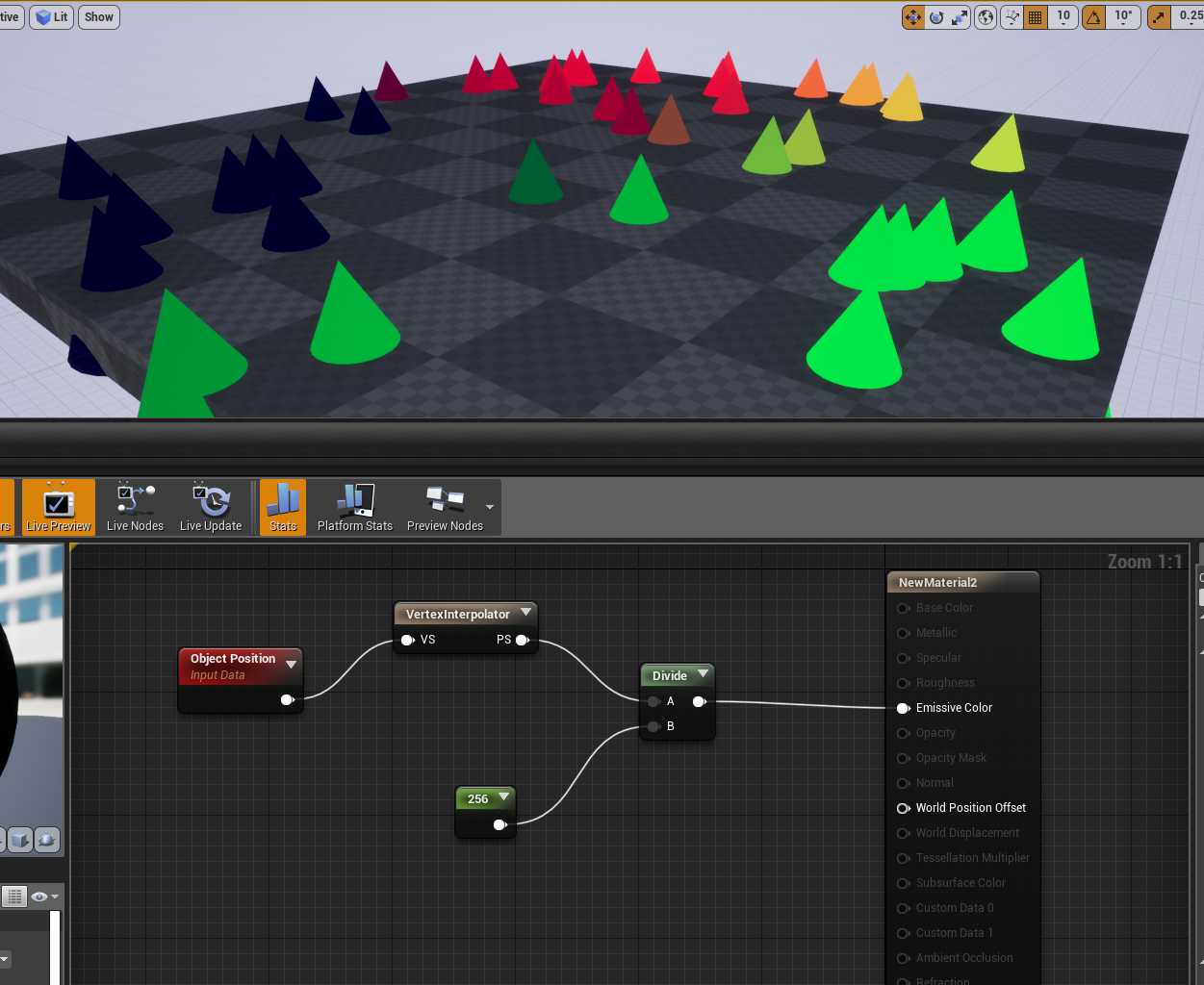 [UE4]マテリアルでインスタンス毎の位置を取得する #UnrealEngine - Qiita