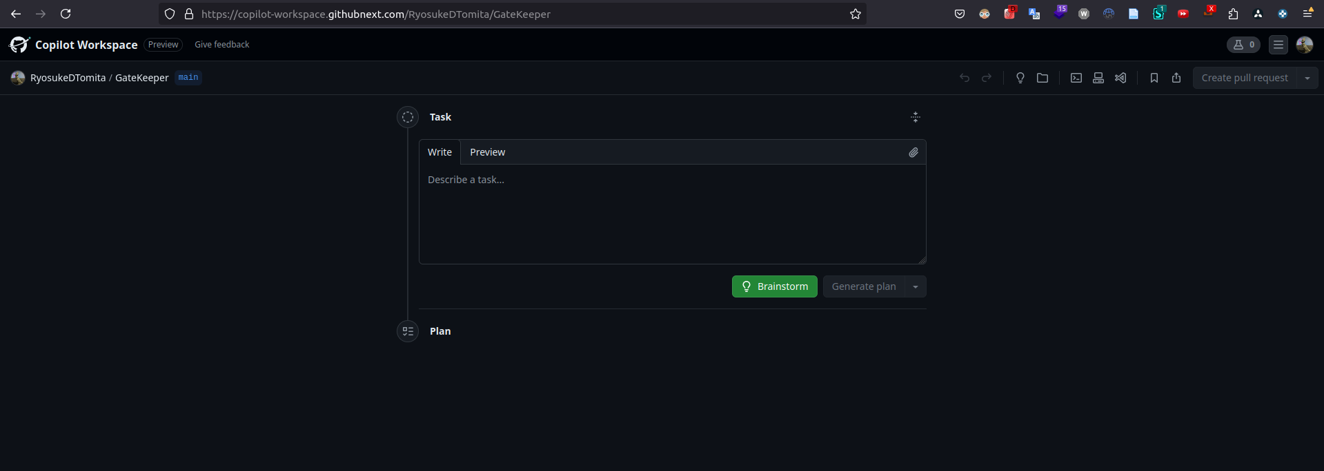 【AI時代の開発】GitHub Copilot Workspaceのプレビューアクセスをもらったので試してみた #生成AI - Qiita