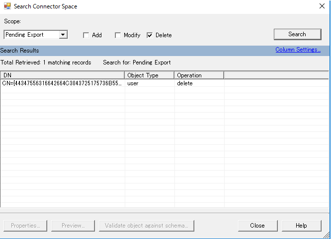 Azure AD Connect の Synchronization Service Manager を利用し、非同期ユーザーを確認する方法 ...