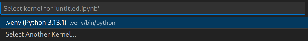 【VScode（OSS）】JupyterのKernelが選択できない #Python - Qiita