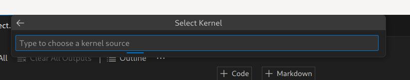 【VScode（OSS）】JupyterのKernelが選択できない #Python - Qiita