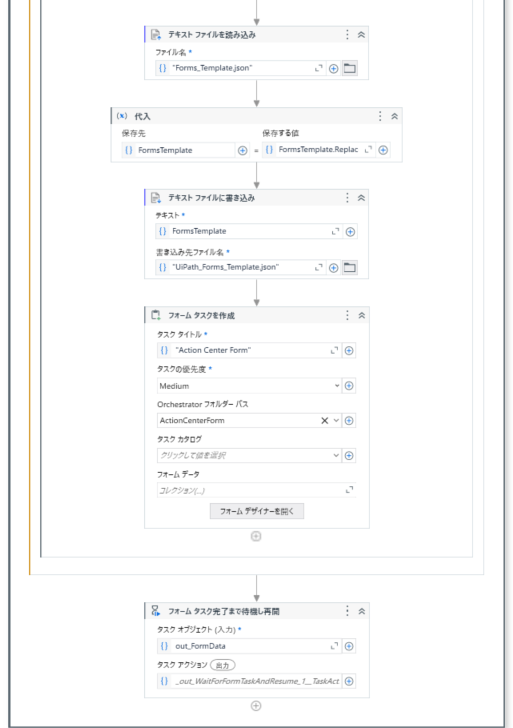 UiPath Action Center フォームタスクのフォーマットを動的に作成 #form - Qiita