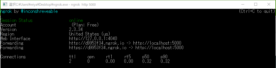 【備忘録】ngrokの使い方 #Python - Qiita